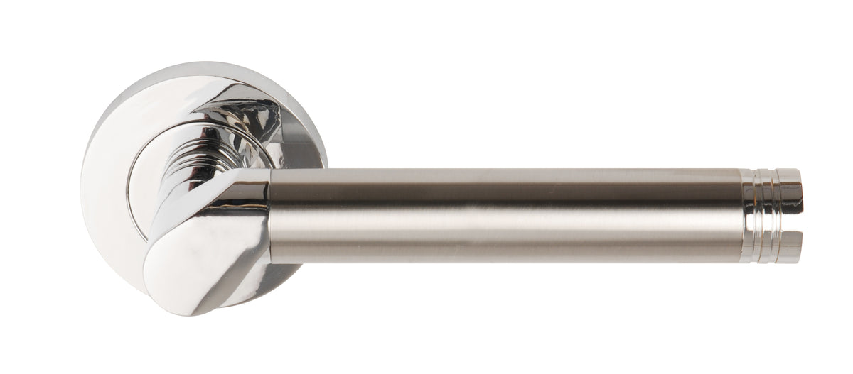 Callisto Lever on Round Rose – PCP/SCP – Watford Timber Doors